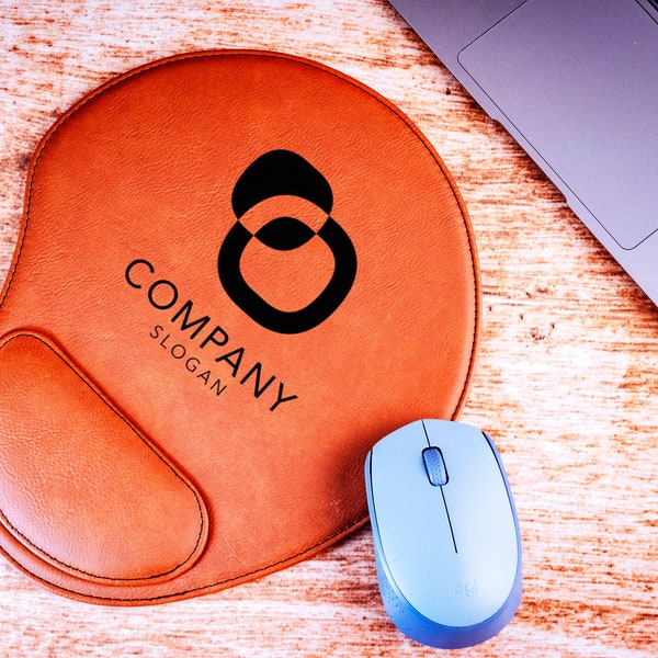 Custom Mouse Pad Business Logo - Etsy
