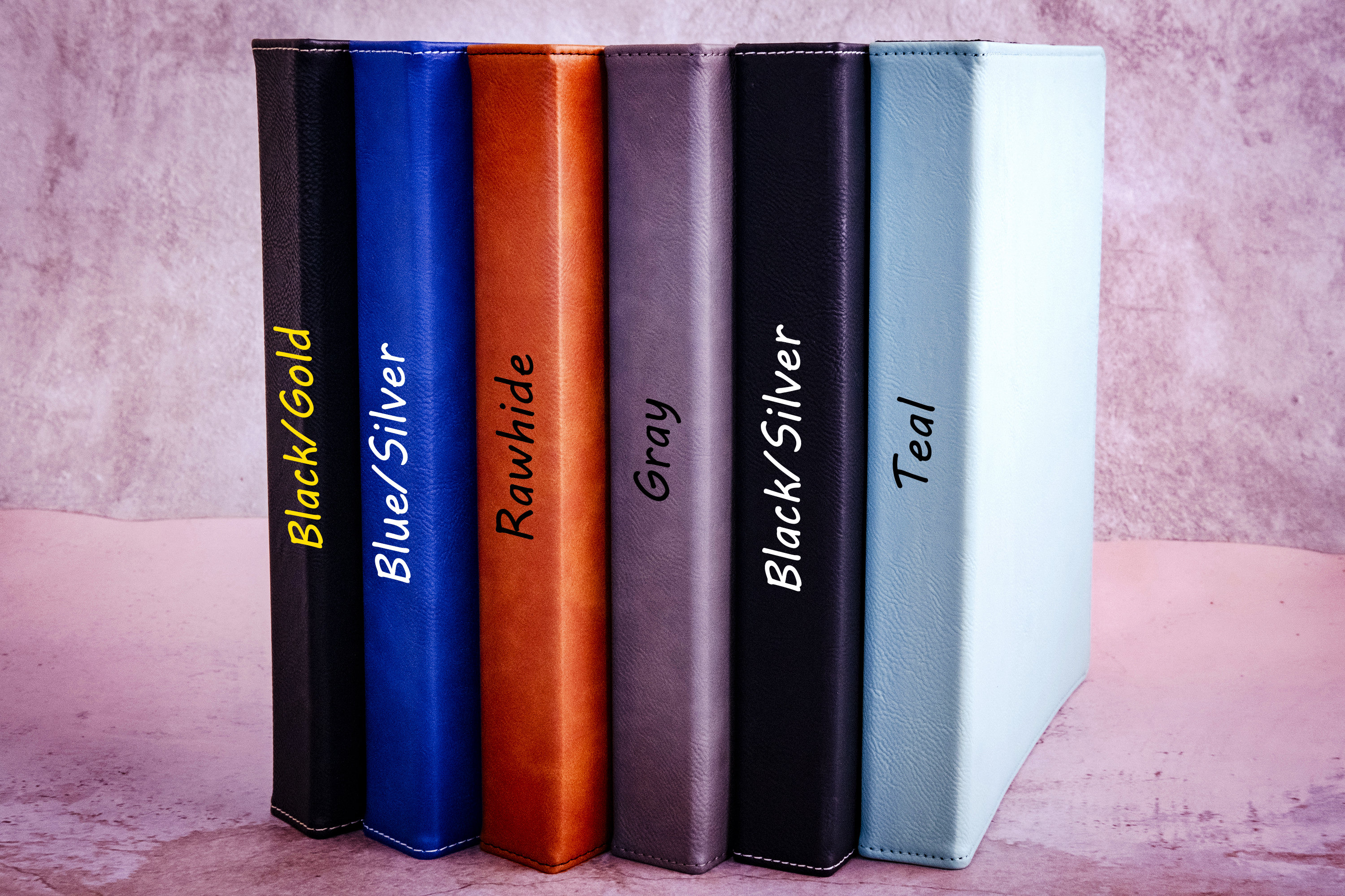Leather 3-ring Binder, Custom Name Engraved Binder, Wedding Planner ...