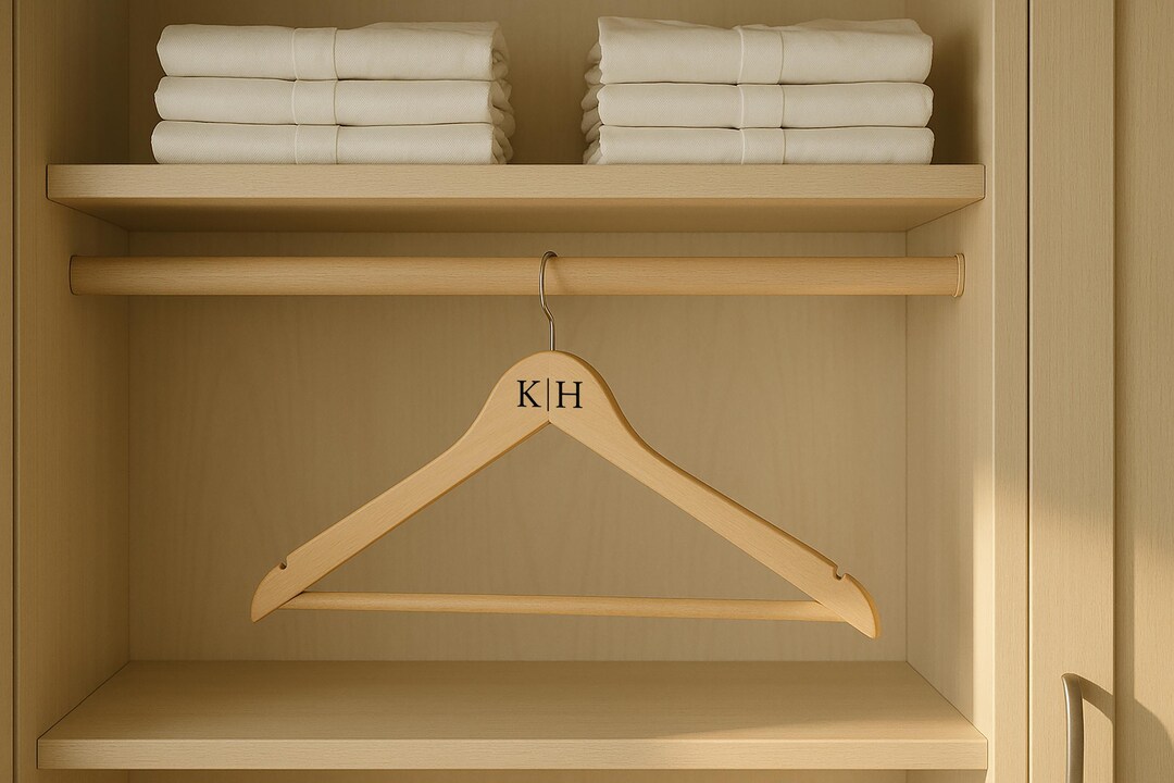 Personalized Wooden Cloth Hanger, Custom Name Hanger, Wooden Hanger ...