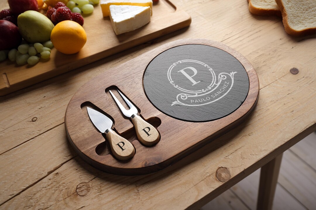 Custom Cheese Board Set, Mother's Day Gift, Personalized Cheese Board ...