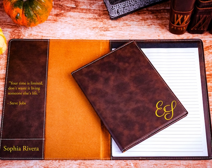 Personalized Business Flapped Portfolio, Custom Engraved Portfolio ...