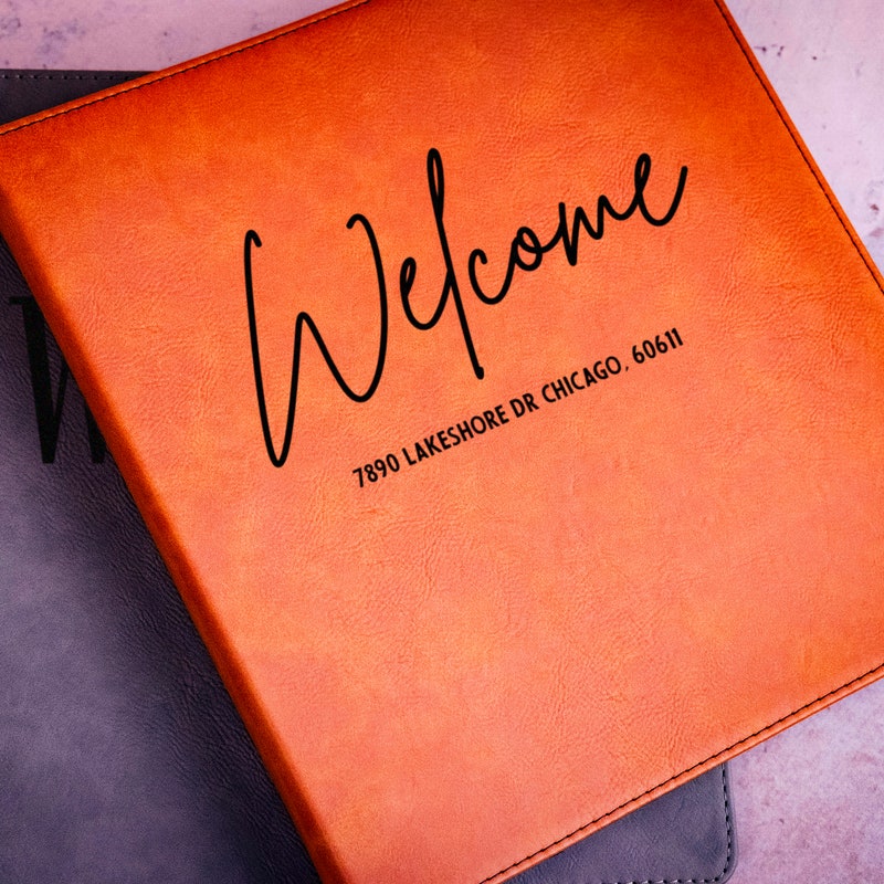 Welcome Airbnb Book Cover - Etsy