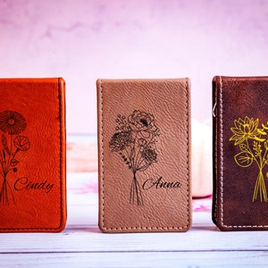 Birth Month Flower Engraved Manicure Set, Custom 7-piece Manicure and ...