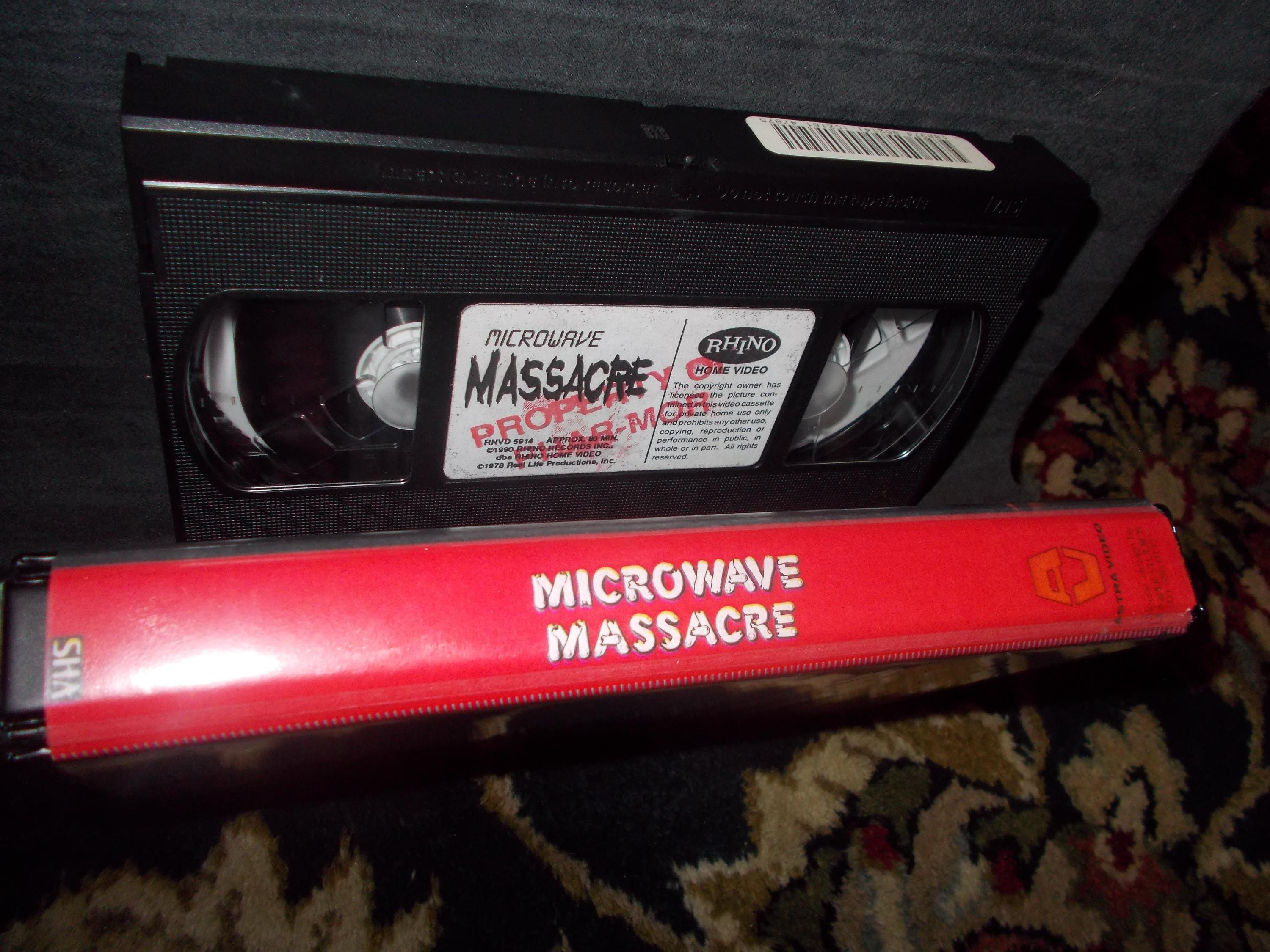Microwave Massacre Horror VHS Custom - Etsy