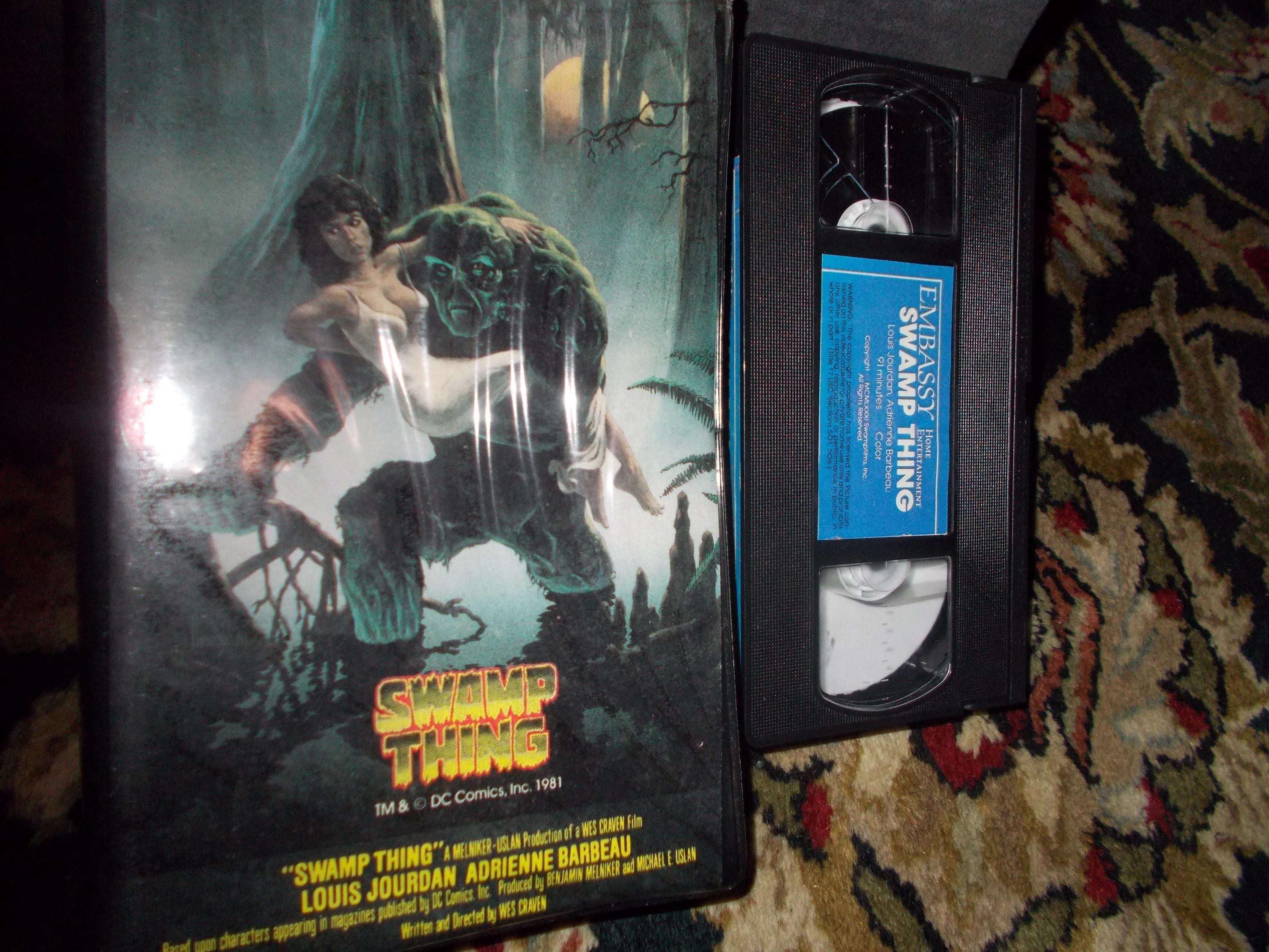 Swamp Thing Horror VHS Custom - Etsy