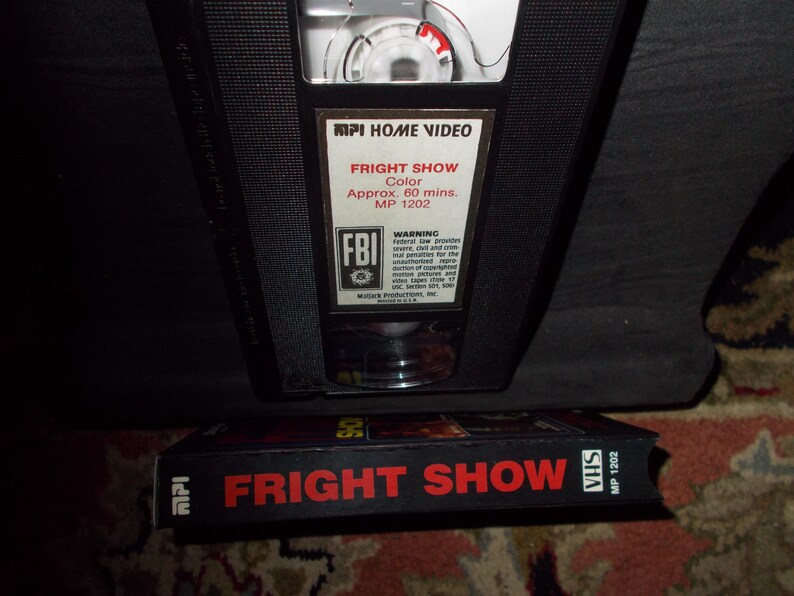 Fright Show Horror VHS Custom - Etsy