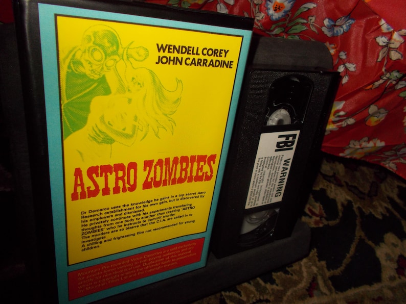 Astro Zombies Horror VHS Custom - Etsy