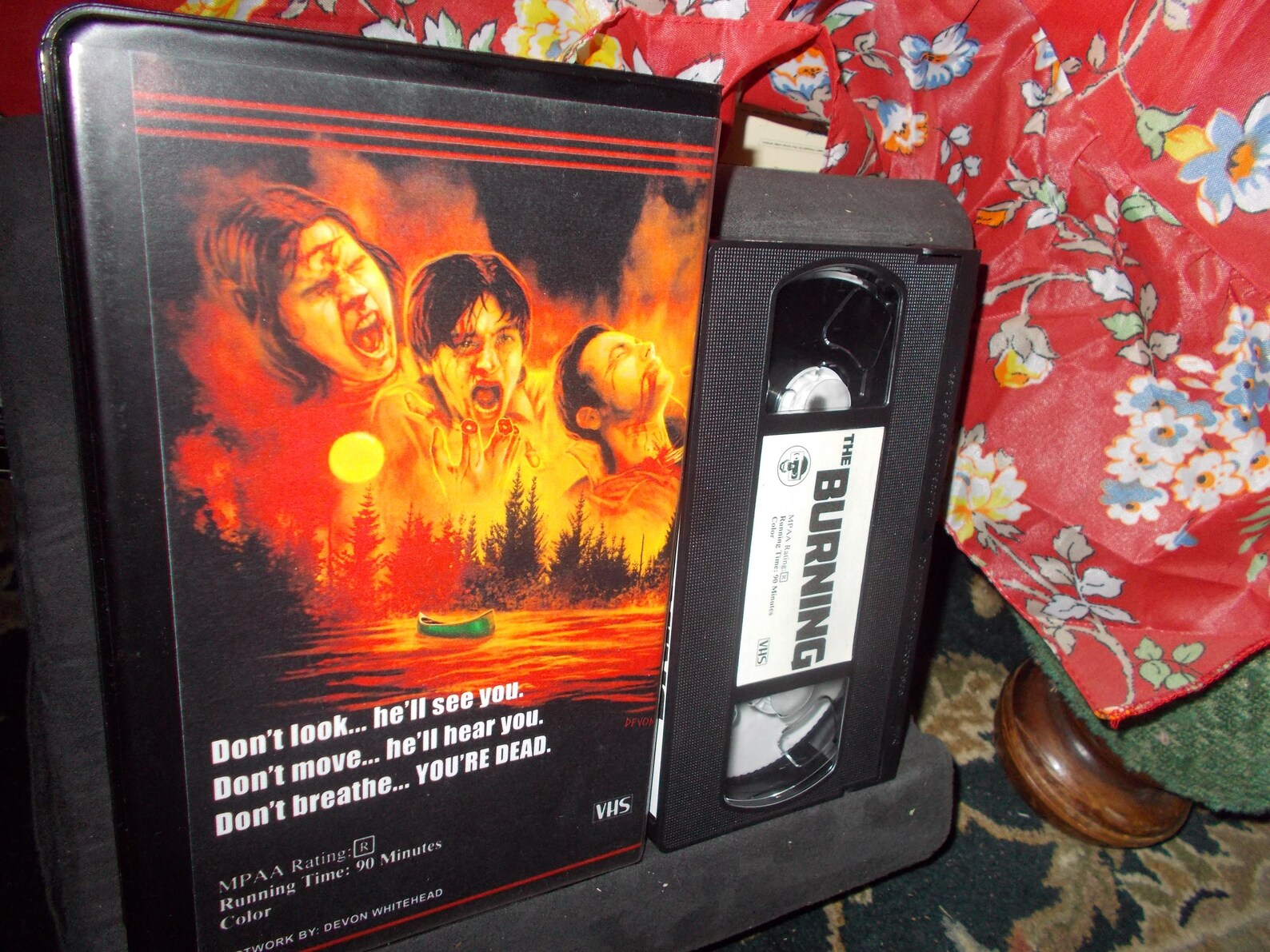 The Burning Horror VHS Custom - Etsy
