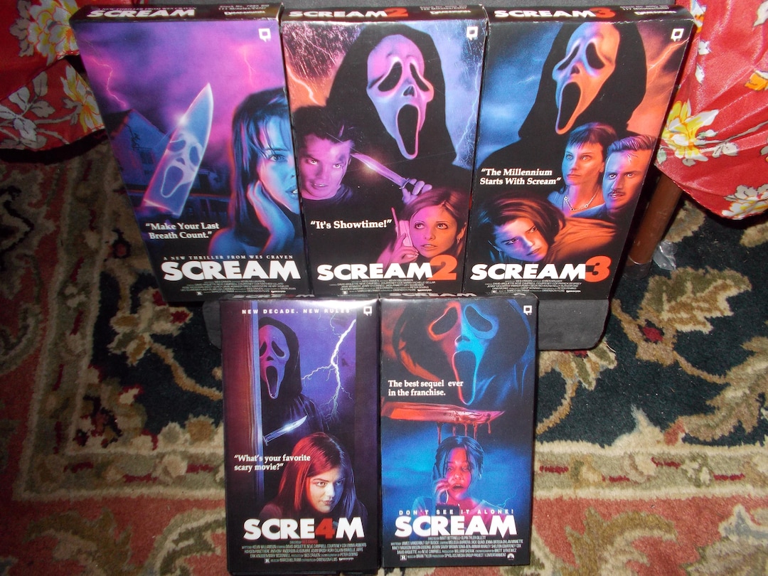 Scream 1-6 Horror VHS Set Custom - Etsy
