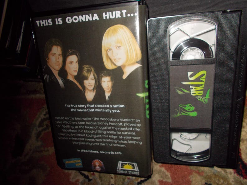 Stab Scream Horror VHS Custom - Etsy