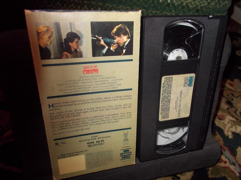 Night of the Creeps Horror VHS Custom - Etsy