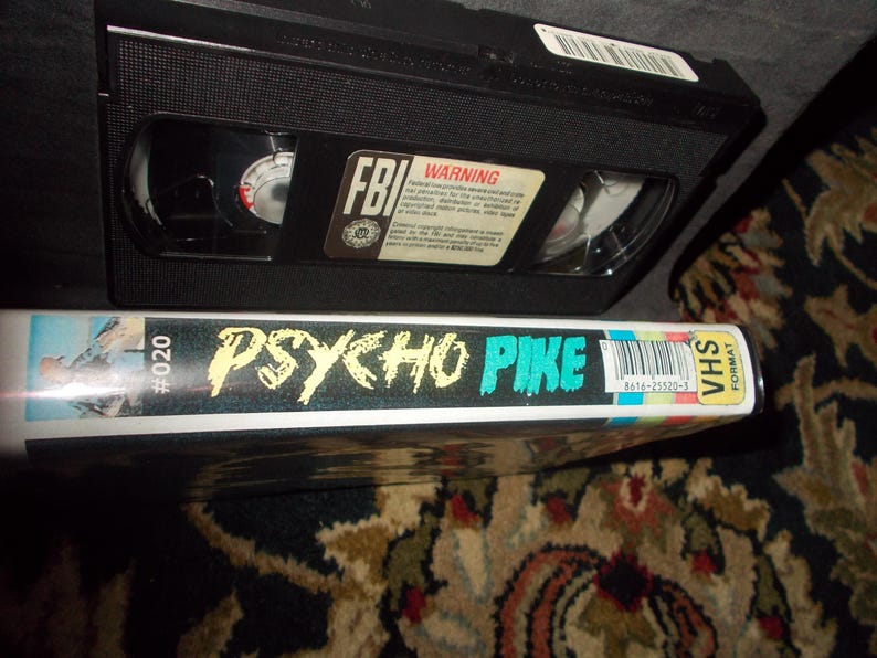 Psycho Pike Horror VHS Custom - Etsy