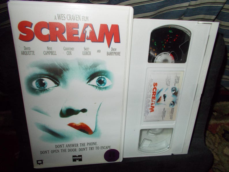 Scream Custom White VHS - Etsy