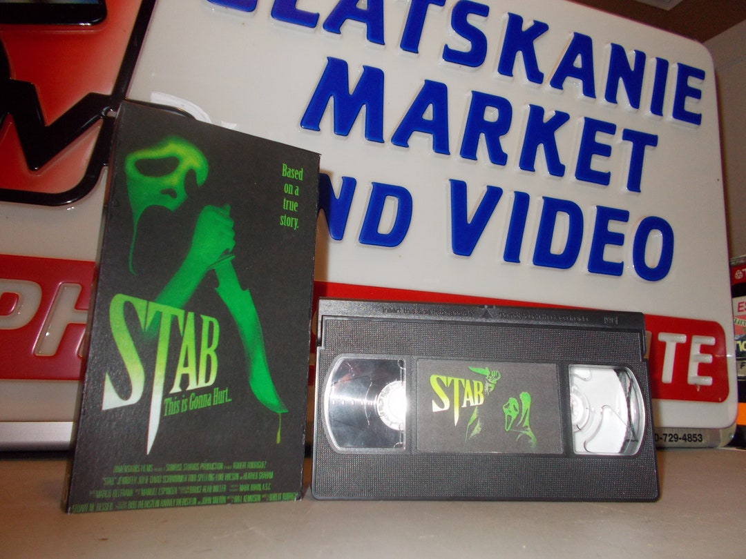 Stab VHS Horror Scream Display Wes Craven - Etsy