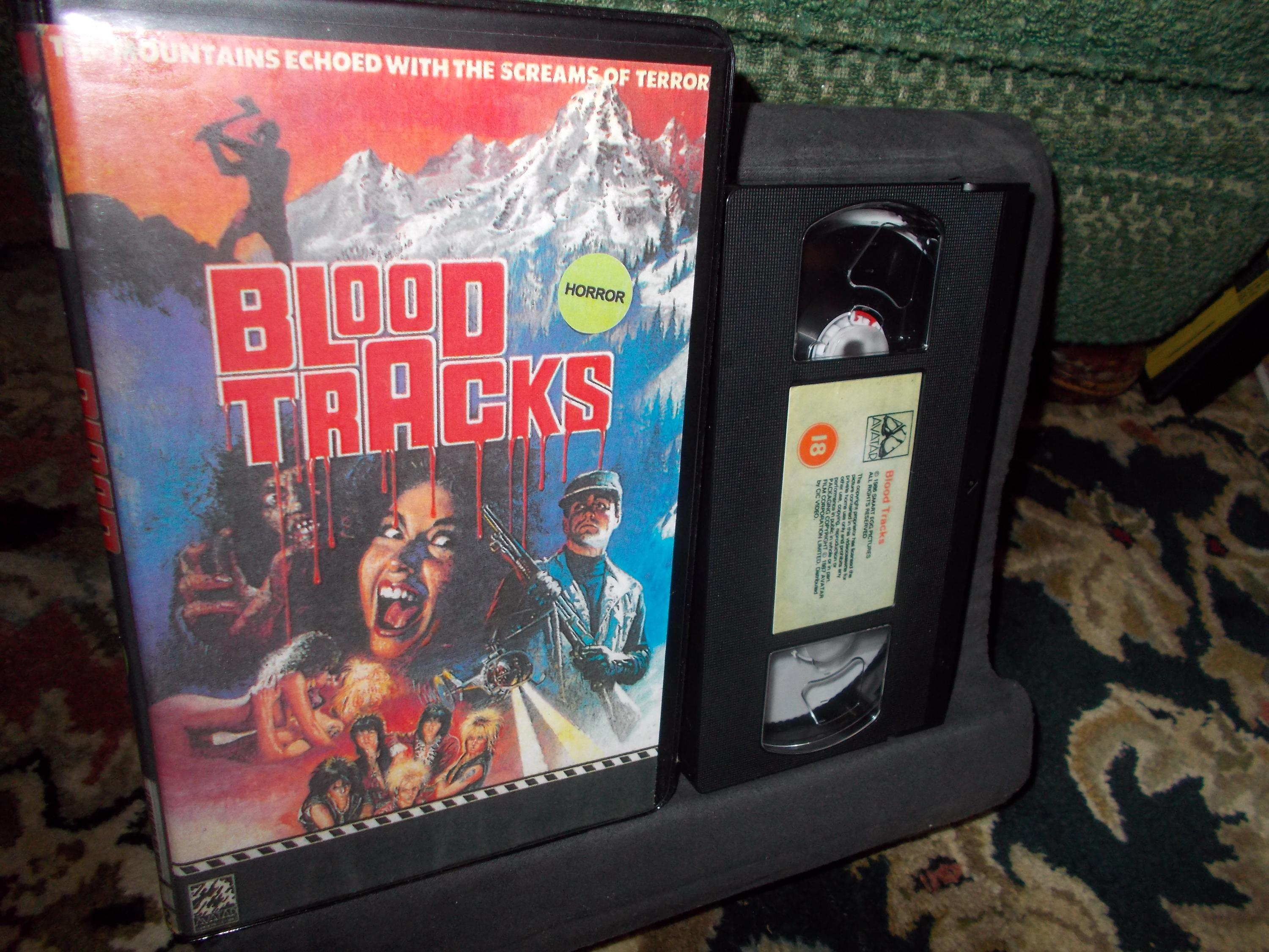 Blood Tracks Horror VHS Custom - Etsy