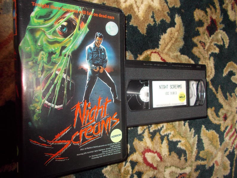 Night Screams Horror VHS Custom - Etsy