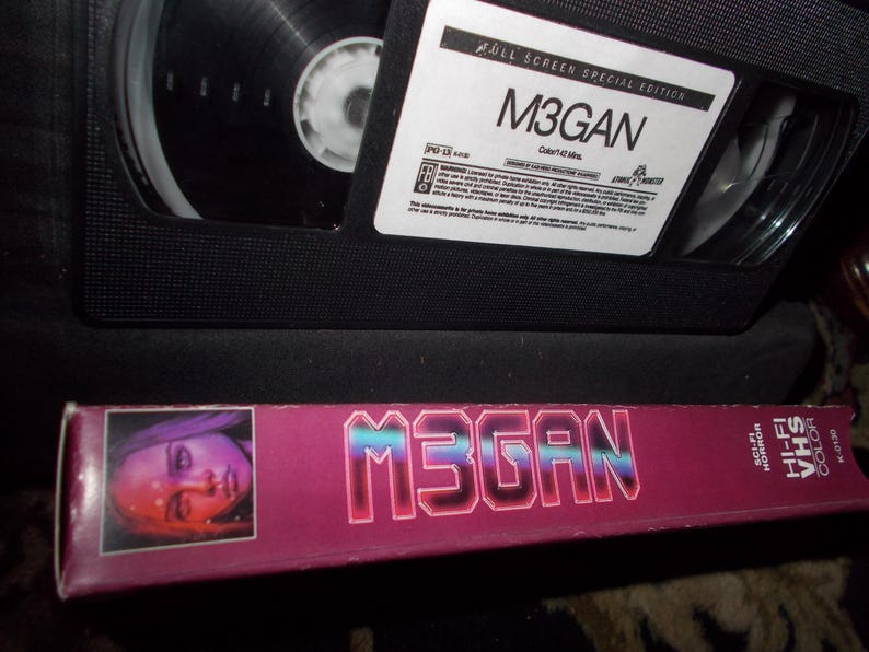 M3GAN Horror VHS Custom - Etsy