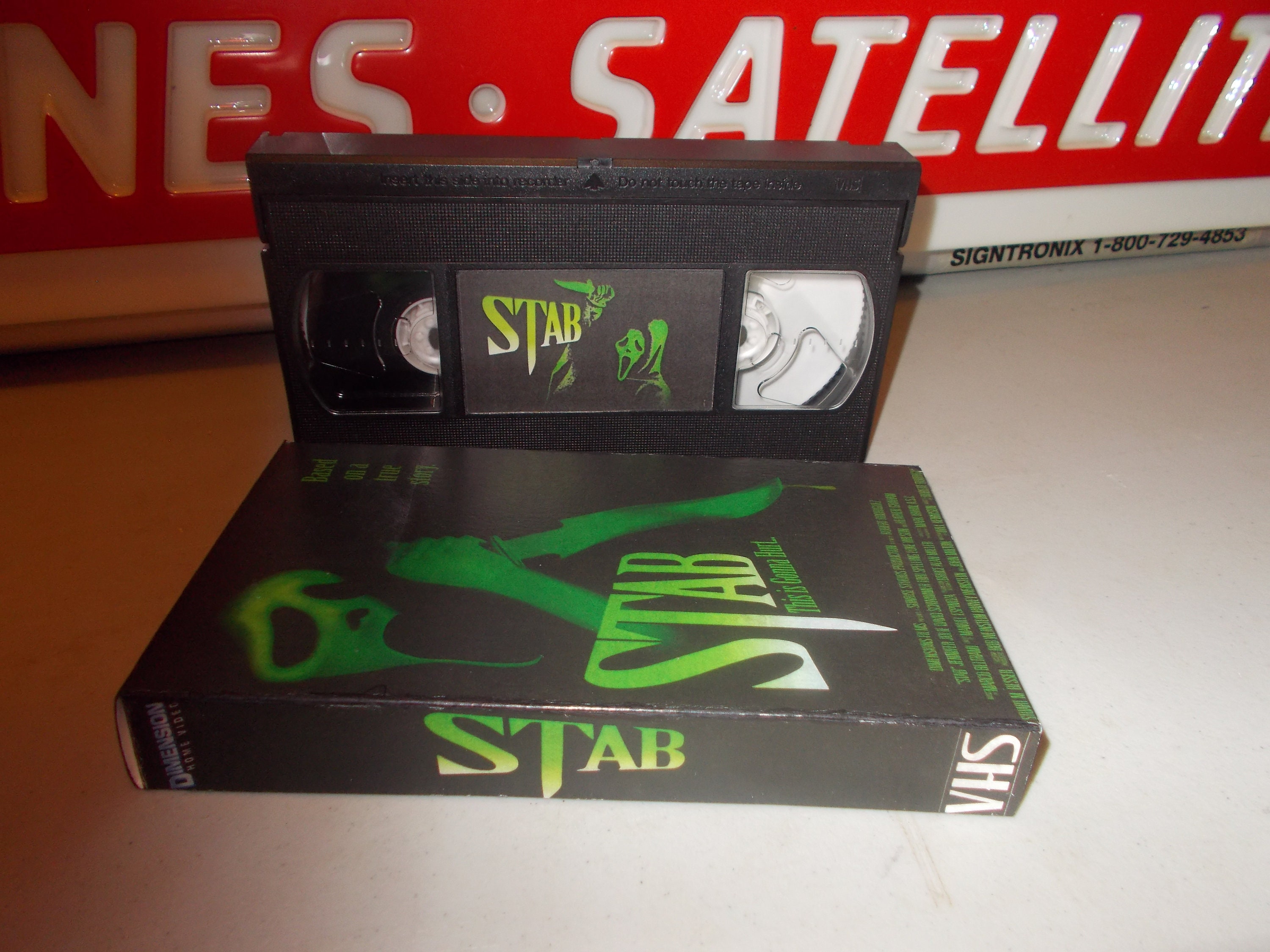 Stab VHS Horror Scream Display Wes Craven - Etsy