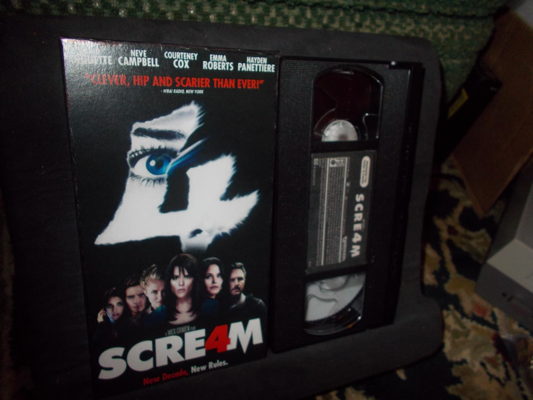 Scream 4 Horror VHS Custom - Etsy