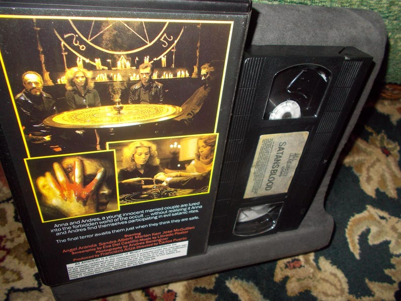 Satans Blood Horror VHS Custom - Etsy
