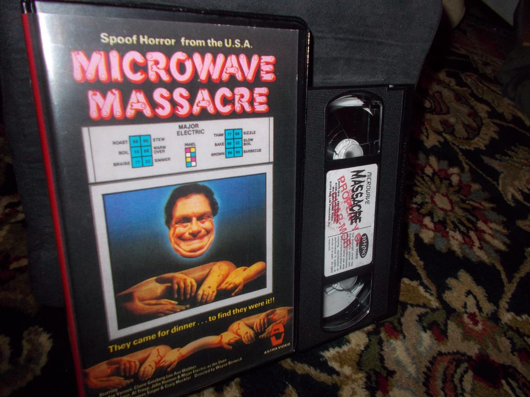 Microwave Massacre Horror VHS Custom - Etsy