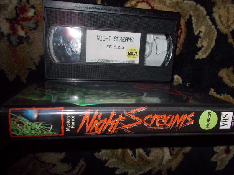 Night Screams Horror VHS Custom - Etsy