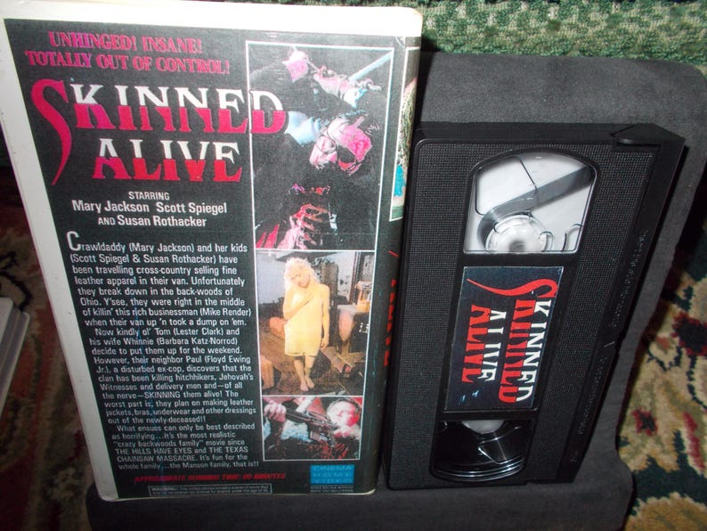 Skinned Alive Horror VHS Custom - Etsy