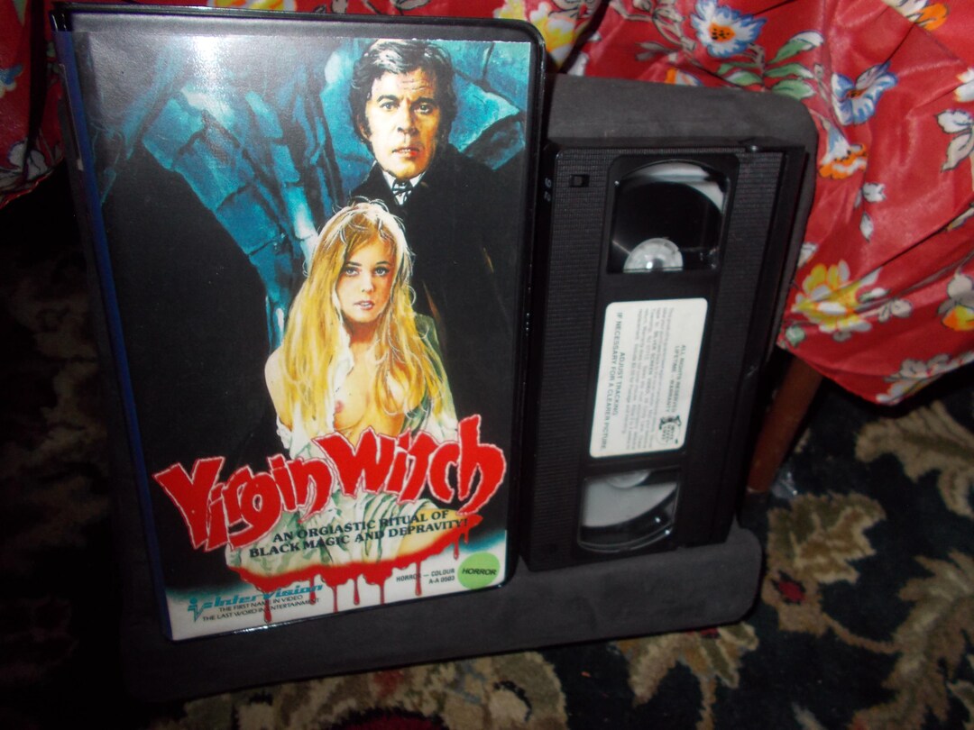 Virgin Witch Horror VHS Custom - Etsy