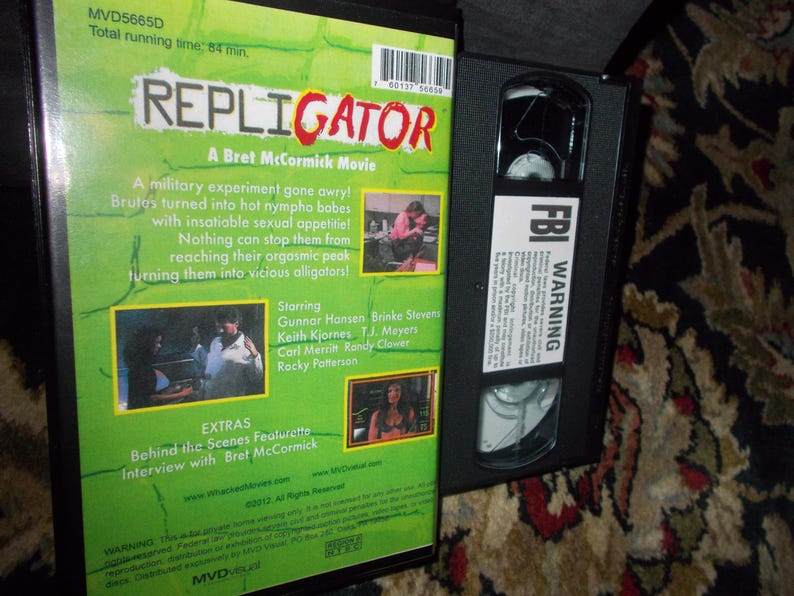 Repligator Horror VHS Custom - Etsy