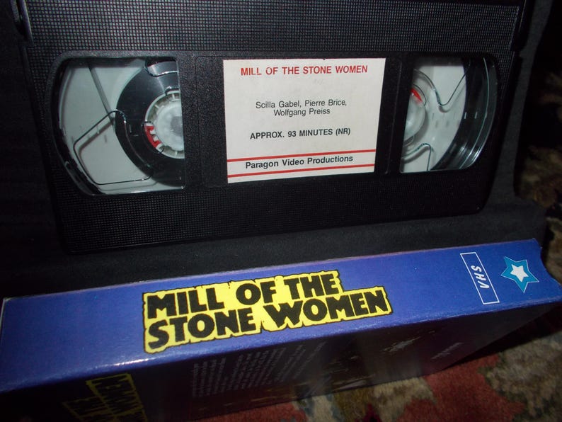 Mill of the Stone Women Horror VHS Custom - Etsy
