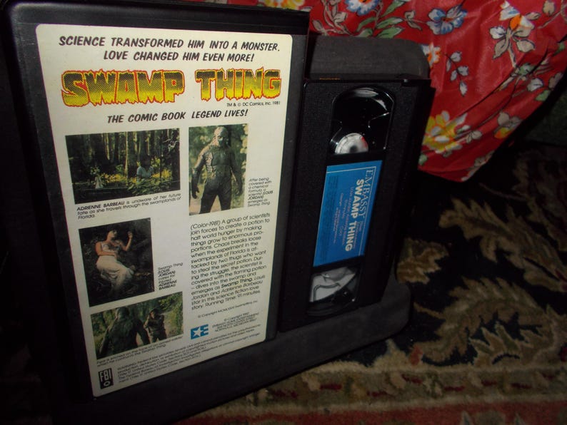 Swamp Thing Horror VHS Custom - Etsy