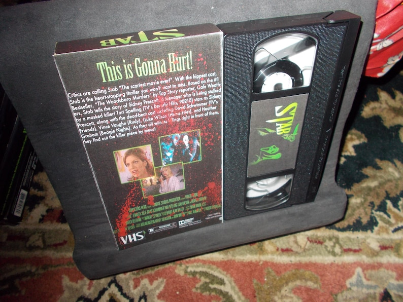 Stab Scream Horror VHS Custom Bloody Version - Etsy