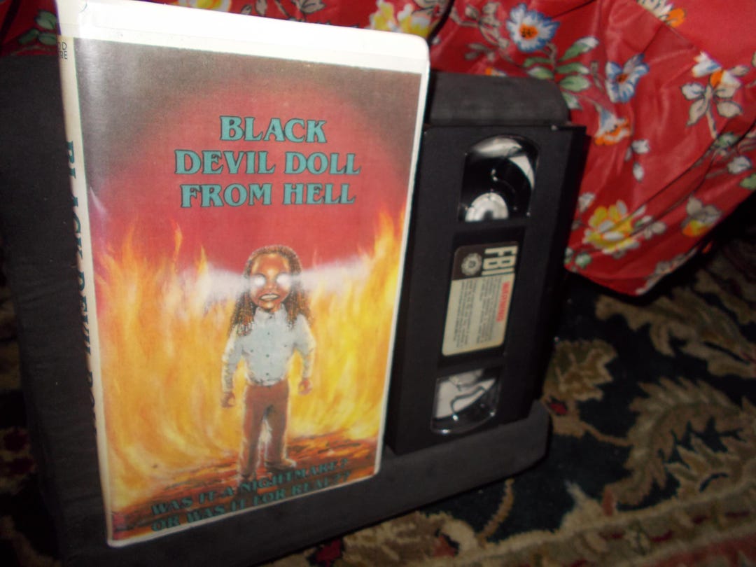Black Devil Doll From Hell Horror VHS Custom - Etsy