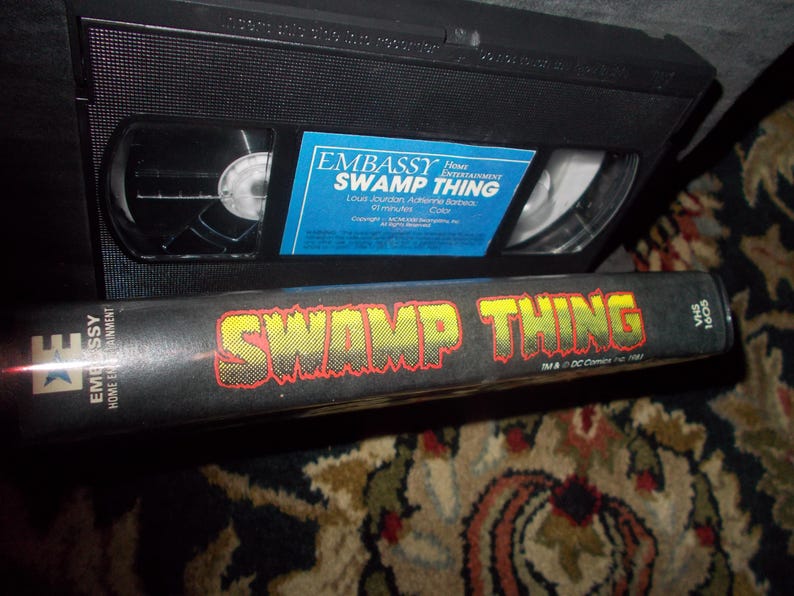 Swamp Thing Horror VHS Custom - Etsy
