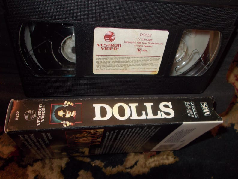Dolls Horror VHS Custom - Etsy