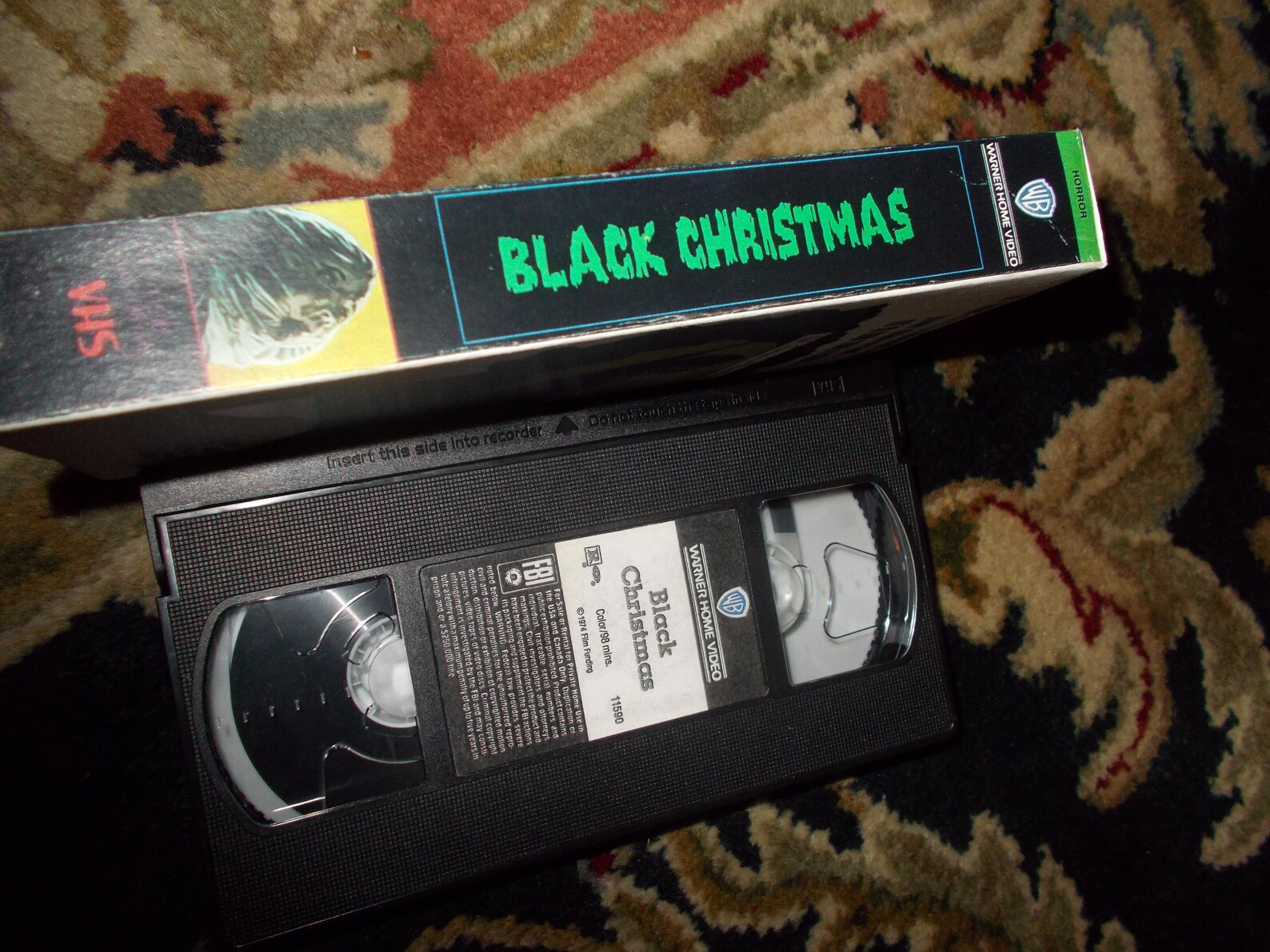 Black Christmas Horror VHS Custom - Etsy