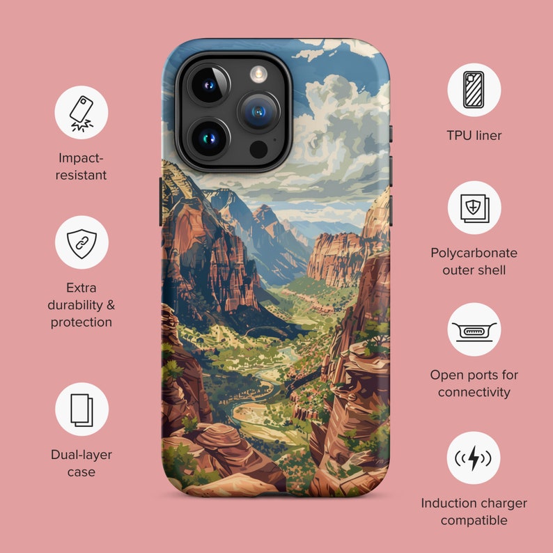 Zion National Park Phone Case for Iphone, Beautiful Angels Landing View ...