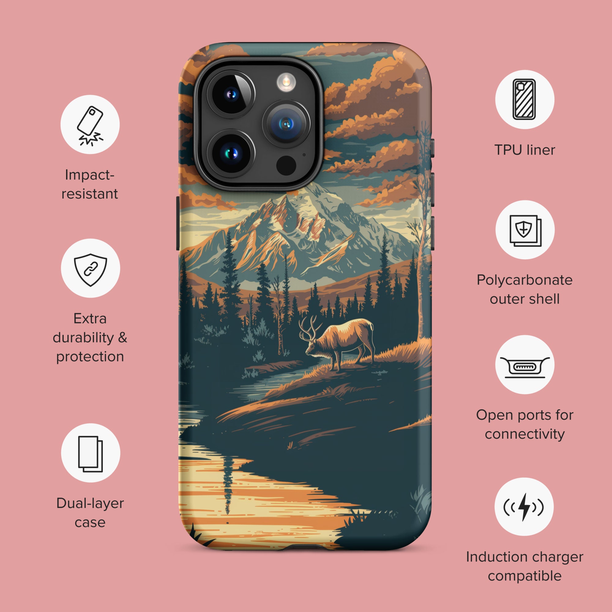 Denali National Park Phone Case for Iphone, Ultra Durable, Fantastic ...