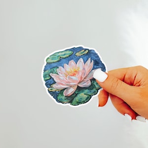 Die Cut Water Lilly Sticker, Durable Adhesive Good for Indoor and ...
