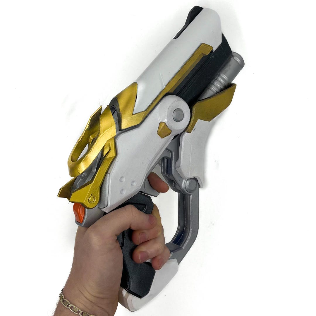 Unpainted Mercy's Caduceus Blaster Overwatch 2 DIY Replica Model 1:1 ...