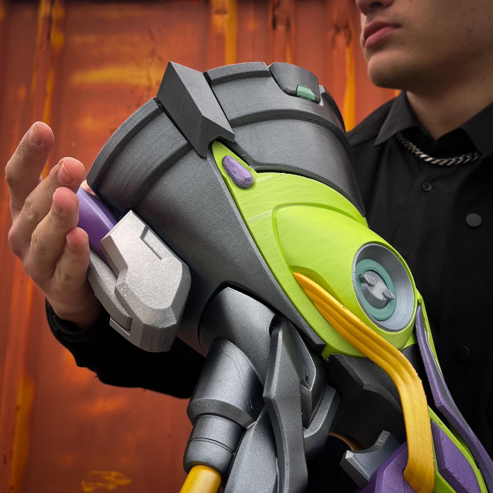 Unpainted Lucio's Sonic Amplifier Overwatch 2 DIY Replica Model 1:1 ...