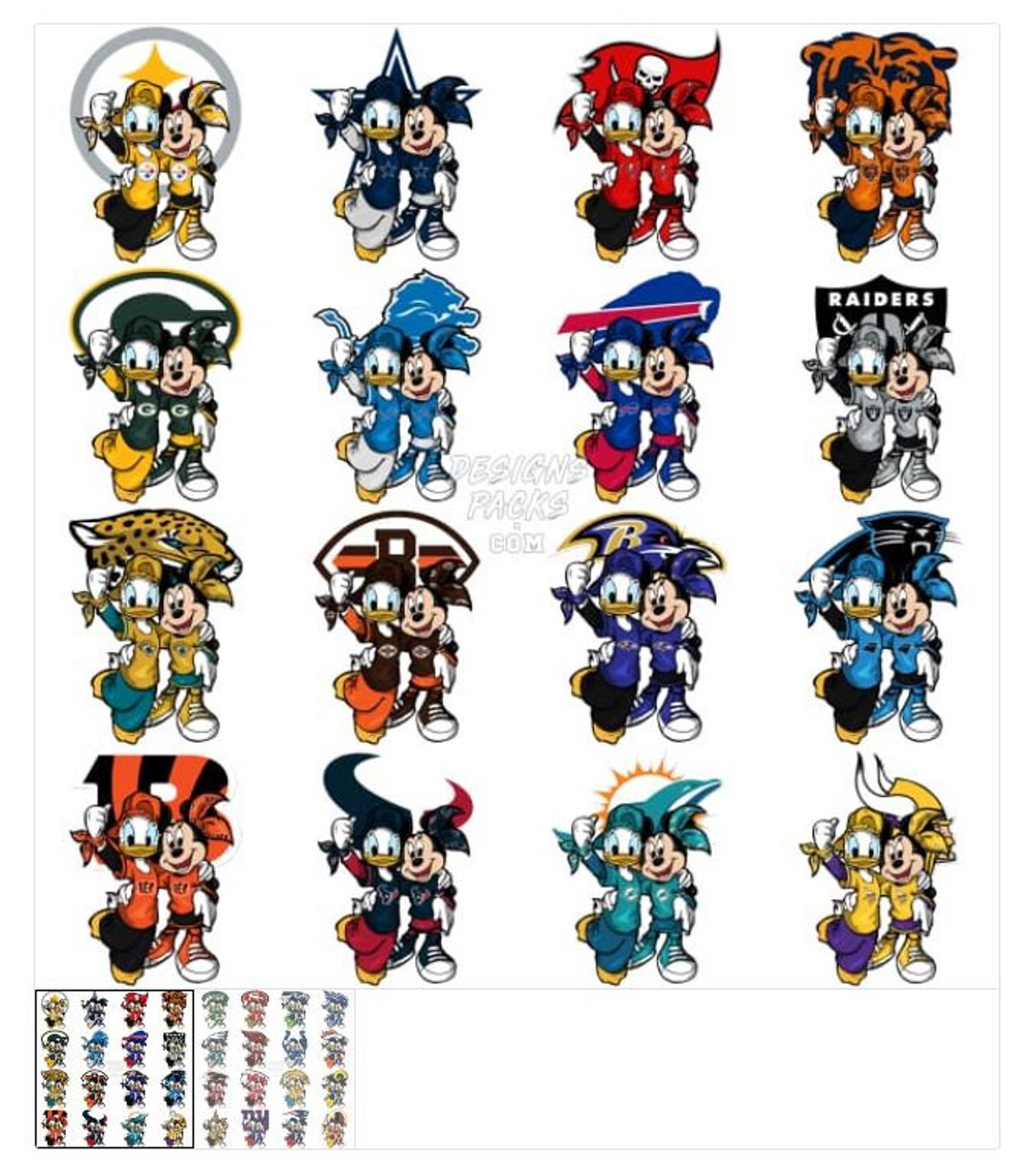 32 Cartoon Minnie Football Designs Bundle PNG Wrap Bundle JPG Tumbler ...