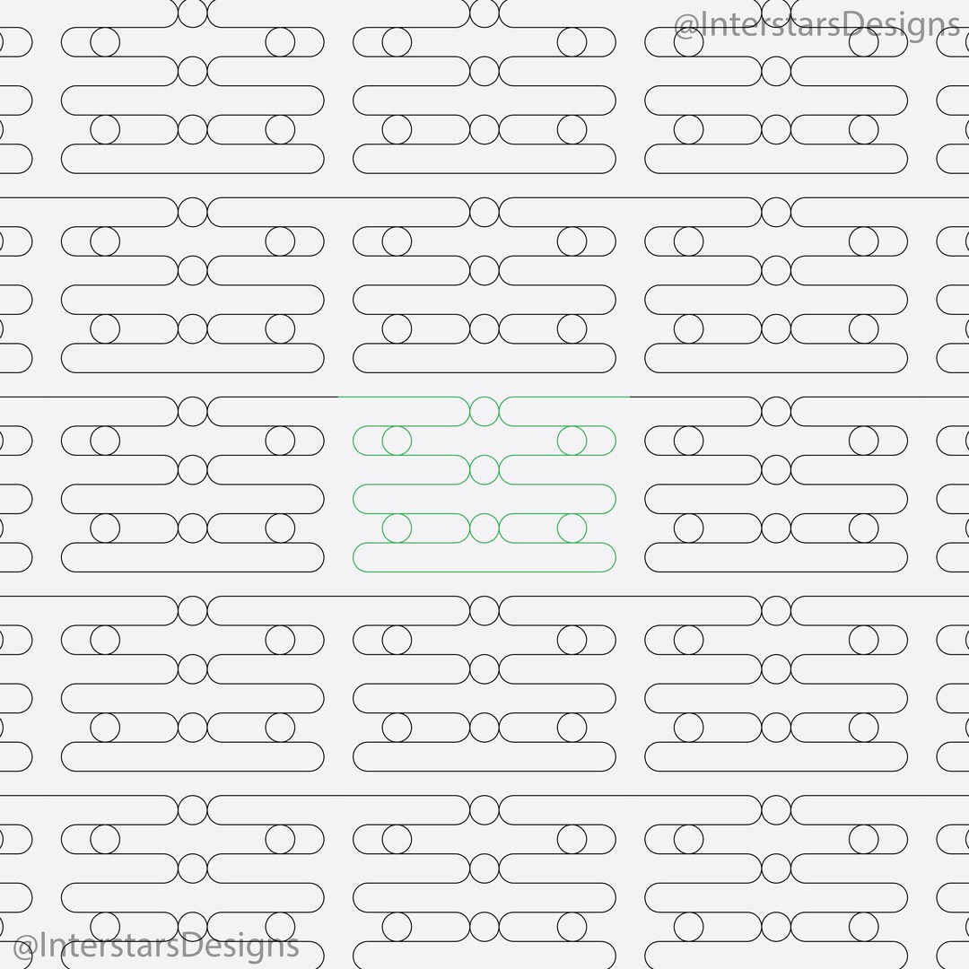 Wavy Bubbles E2E Quilting Pattern - Etsy