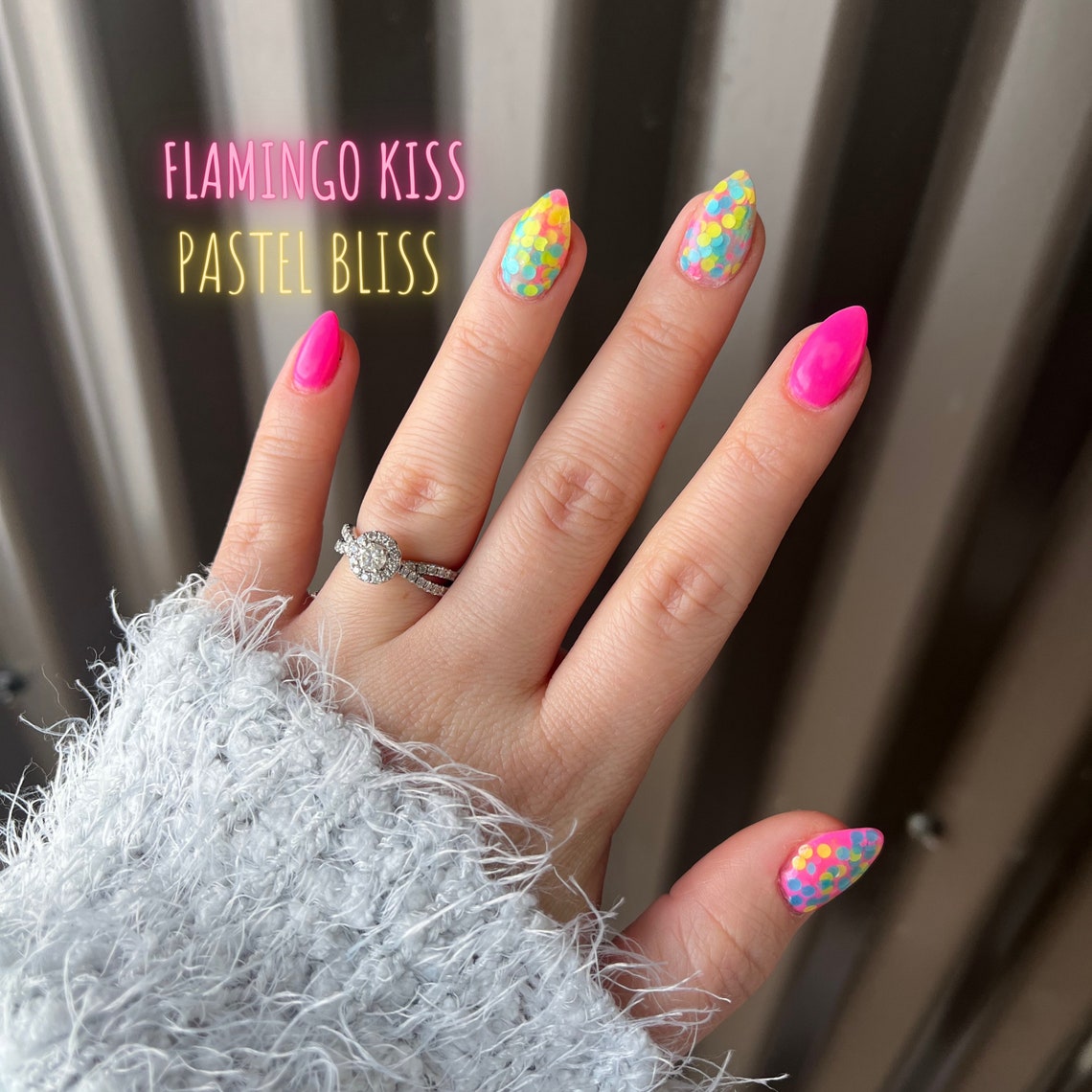 Flamingo Kiss Dip Powder for Nails, Nail Dip Powder, Nail Powder Gift ...