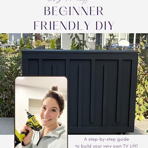 DIY TV Lift Beginner Friendly DIY - Etsy