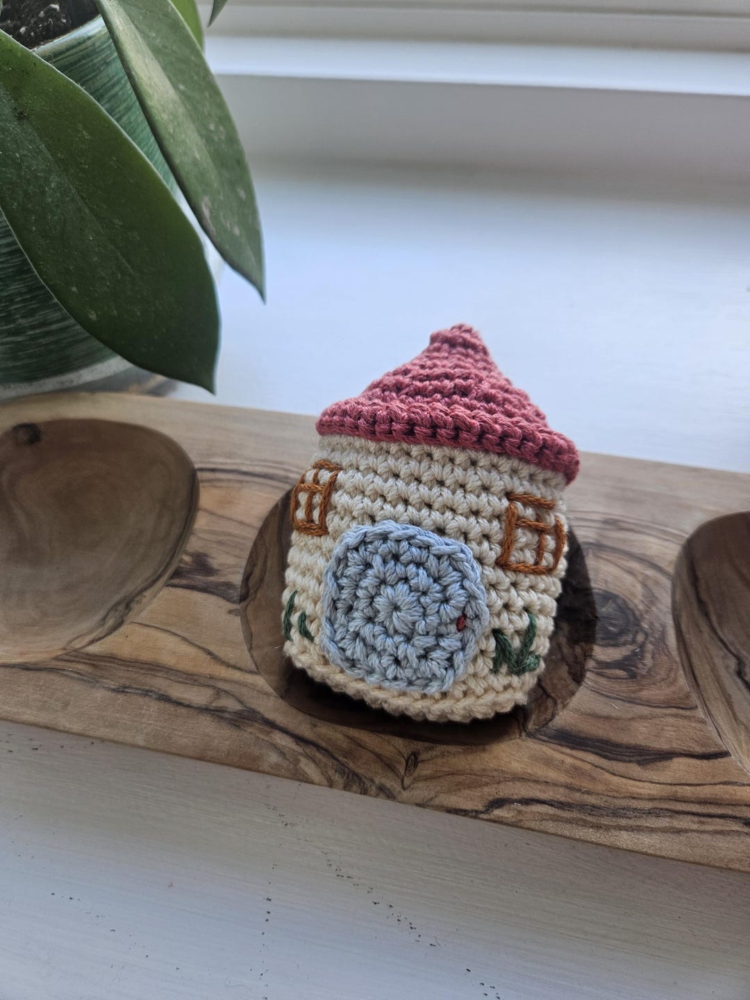 Crochet Mini Cottage | Crochet House L Amigurumi Cottage | Fairy Decor ...