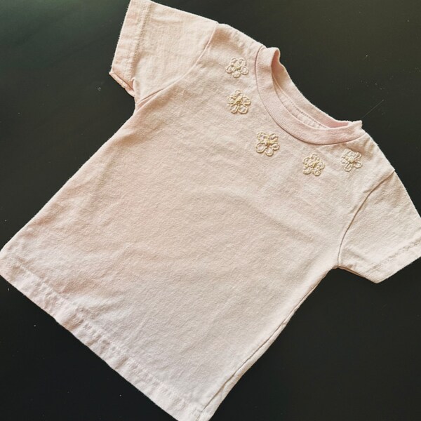 Embroidered Tee - Etsy