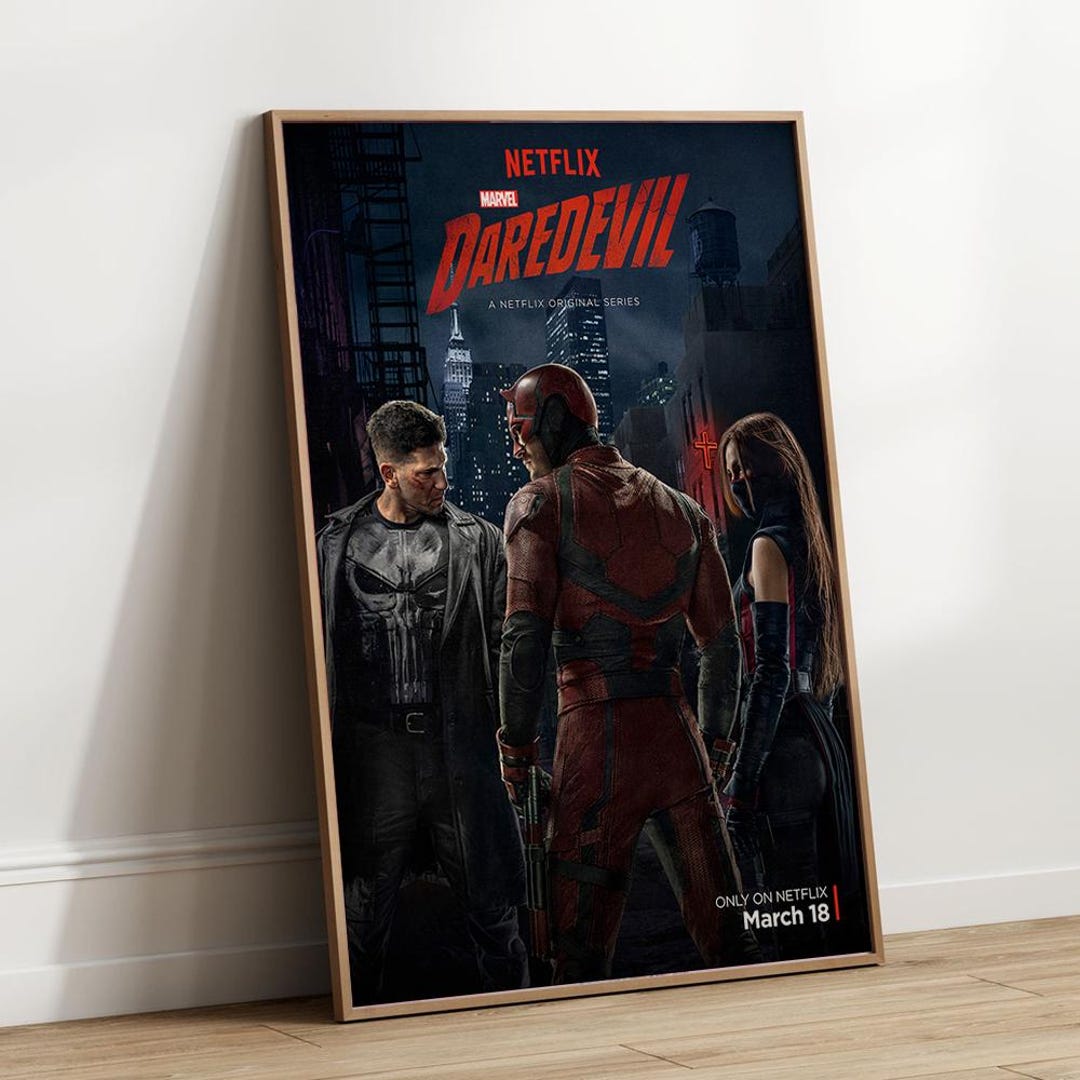 2015 Daredevil Movie Poster Print Marvel Matt Murdock Charlie Cox ...
