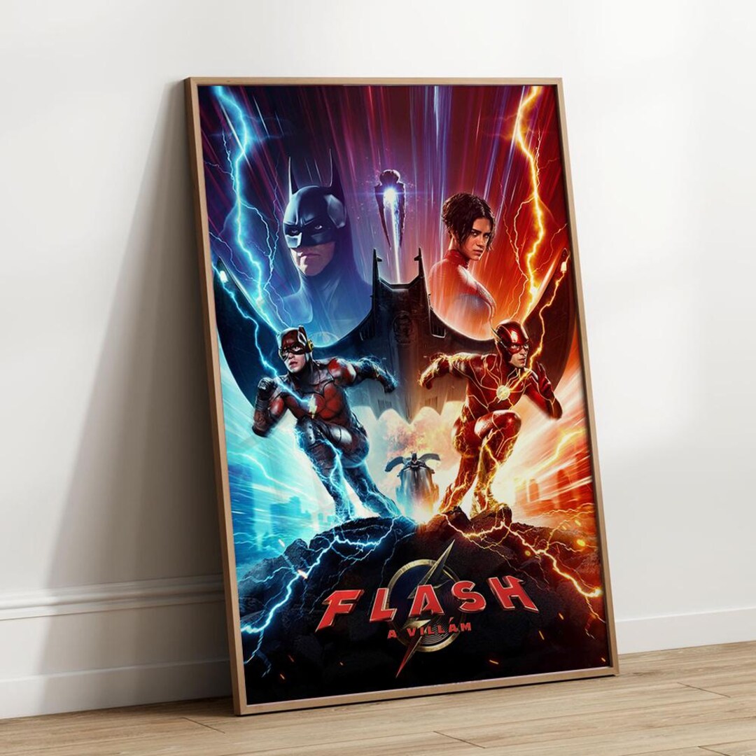 2023 the Flash Movie Poster Dark Knight DC Comics Gotham City Posters ...