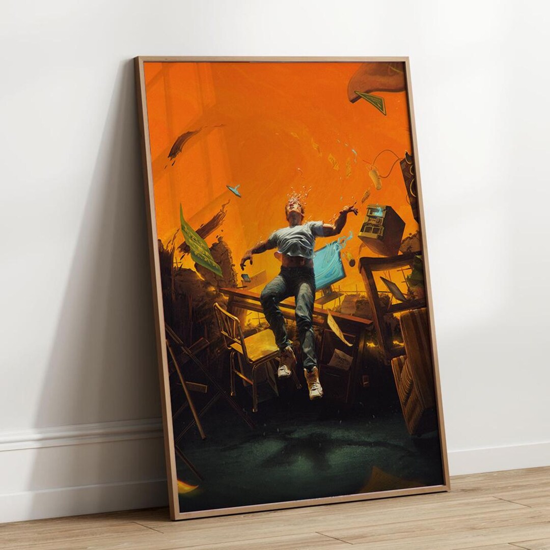 Rapper Producer Logic No Pressure Posters Wall Art Poster Home Decor ...